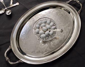 Antique serving tray | Etsy