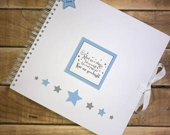 Baby boy memory book | Etsy