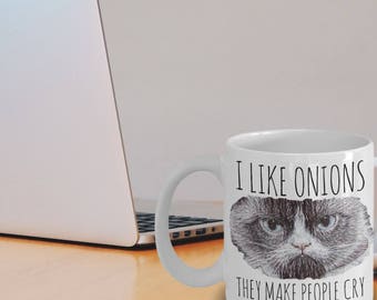 Grumpy cat mug | Etsy