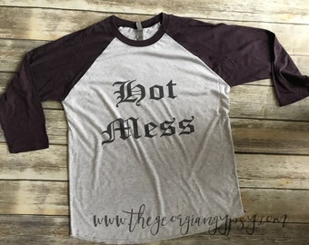 Hot mess shirt | Etsy
