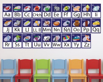 Letters wall decal | Etsy