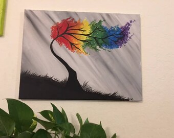 Willow tree painting | Etsy