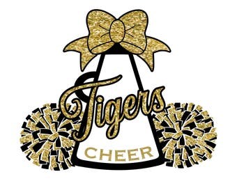 Tiger cheerleader | Etsy
