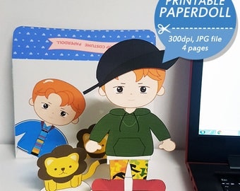 Stacy and Stella printable paper dolls