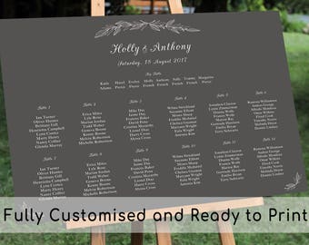 Wedding table plan | Etsy