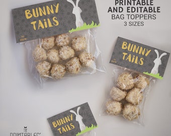 Easter bag toppers | Etsy