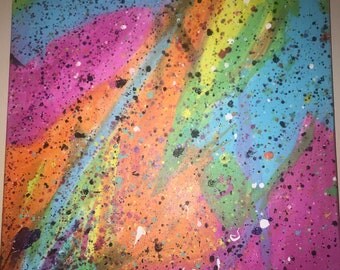 Splatter painting | Etsy