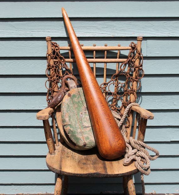 Antique 35 Admiral's Fid Oak Marlin Spike