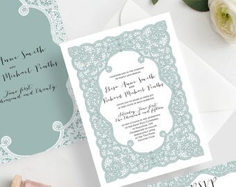 Doily invitation | Etsy