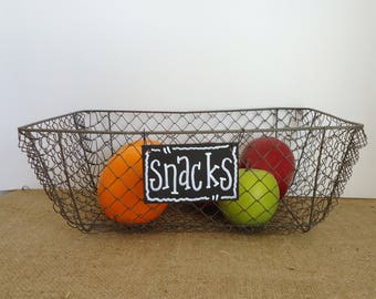 Chicken wire basket | Etsy