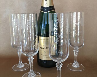 Short stem champagne | Etsy