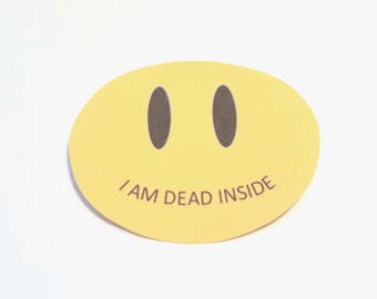 Dead inside | Etsy