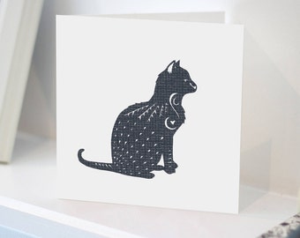 Cat papercut | Etsy