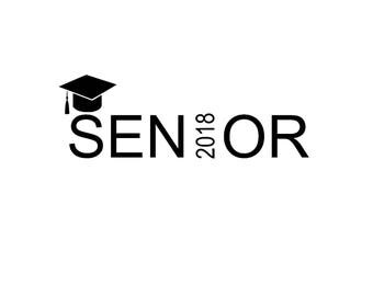 Senior 2018 svg | Etsy