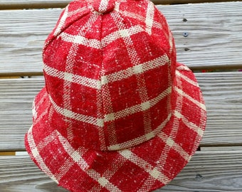 Red checkers | Etsy