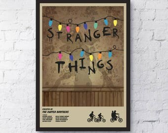 Stranger things poster | Etsy