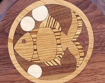 Inlay cutting board | Etsy