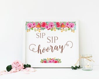 Sip sip hooray | Etsy