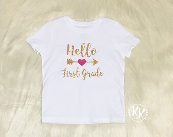 First grade shirt | Etsy
