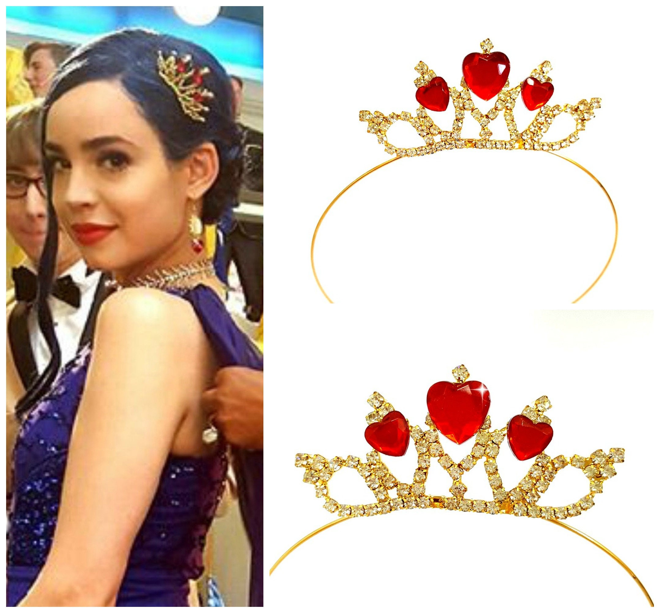 SALE Red Heart Crown Evie Descendants 2 Crown Disney