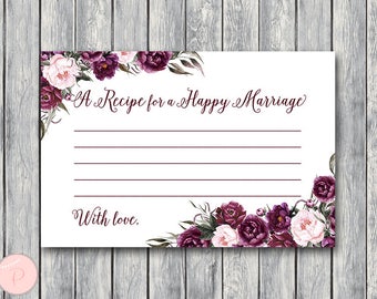 Recipe for marriage | Etsy