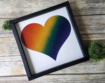 Gay pride decor | Etsy