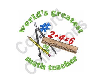 Keep Calm I'm The Teacher Machine Embroidery Design