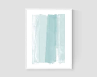 Aqua wall art | Etsy
