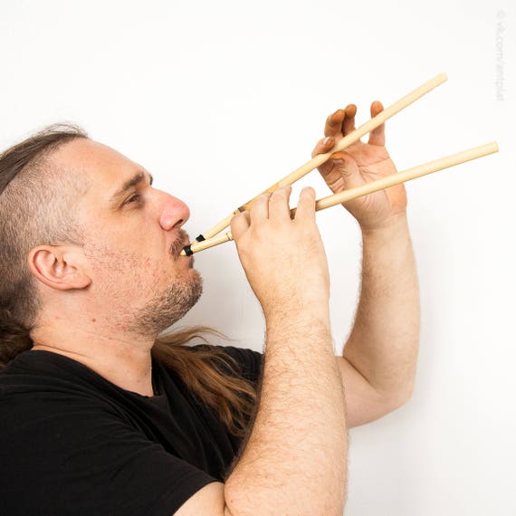 Aulos 'Dorian'. Wind instrument of Ancient Greek