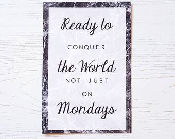 Conquer the world | Etsy