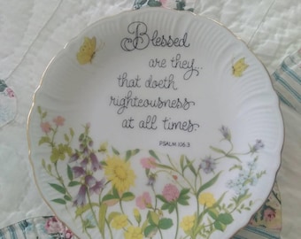Scripture plate | Etsy