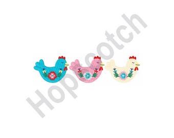 Chicken embroidery | Etsy