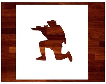 Soldier painting | Etsy