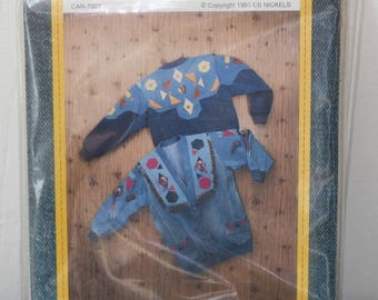 Denim jacket pattern | Etsy