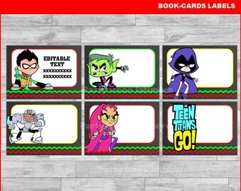 Teen titans stickers | Etsy