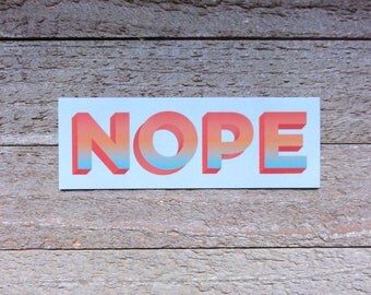 Nope | Etsy