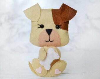 Felt dog toy | Etsy