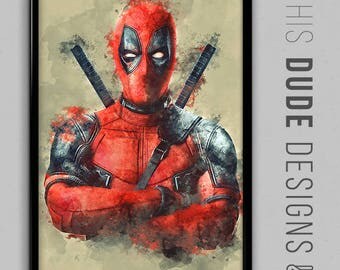 Deadpool posters | Etsy