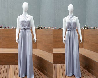 Gray infinity dress | Etsy