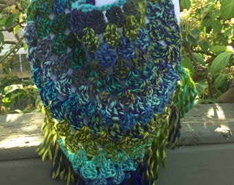 Fringe Triangle Top RED