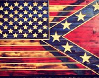 Half and half flag | Etsy