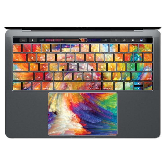 MacBook Keyboard Rainbow MacBook Decal MacBook Keypad Stickers