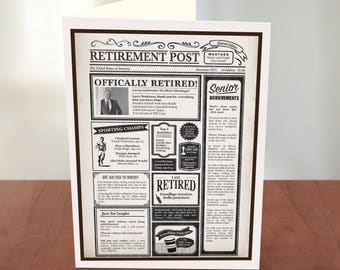 Retirement poster | Etsy