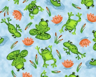 Frog quilt | Etsy