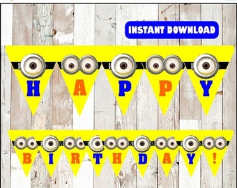 Minion banner | Etsy