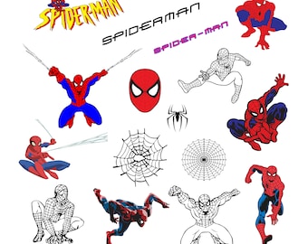 Spider girl SVG Clipart Cut Files Silhouette Cameo Svg for