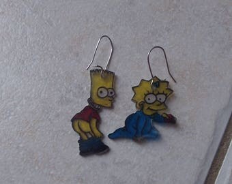 Simpsons earrings | Etsy