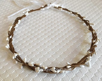 Rustic wedding crown | Etsy