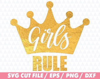 Baby girl crown svg | Etsy