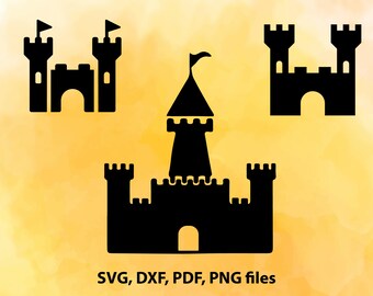 Castle svg | Etsy